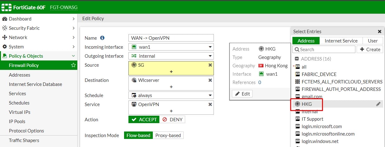 Restricting access using Geolocation via Fortigate - Simplify IT Solutions
